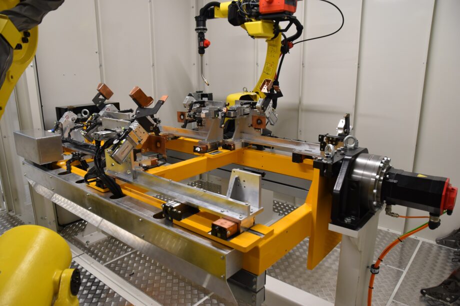 Automotive jig voor het lassen van autostoelen - MechDes Engineering